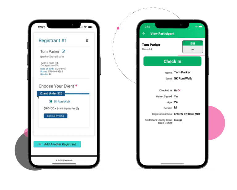 RaceDay CheckIn App - RunSignup