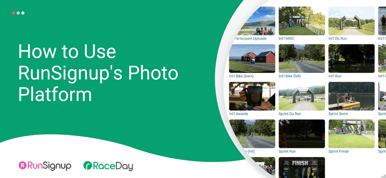 How to Use RunSignup's Photo Platform - RunSignup