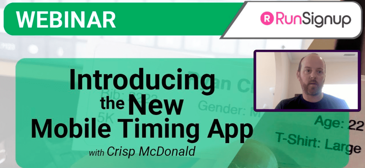 New Mobile Timing App How-To - RunSignup