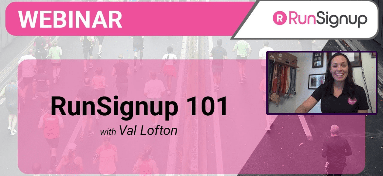 RunSignup 101 - RunSignup