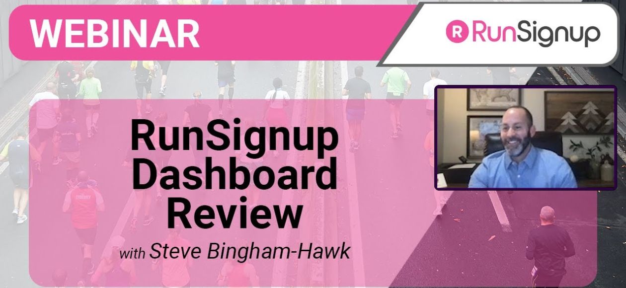 RunSignup Dashboard Review - RunSignup