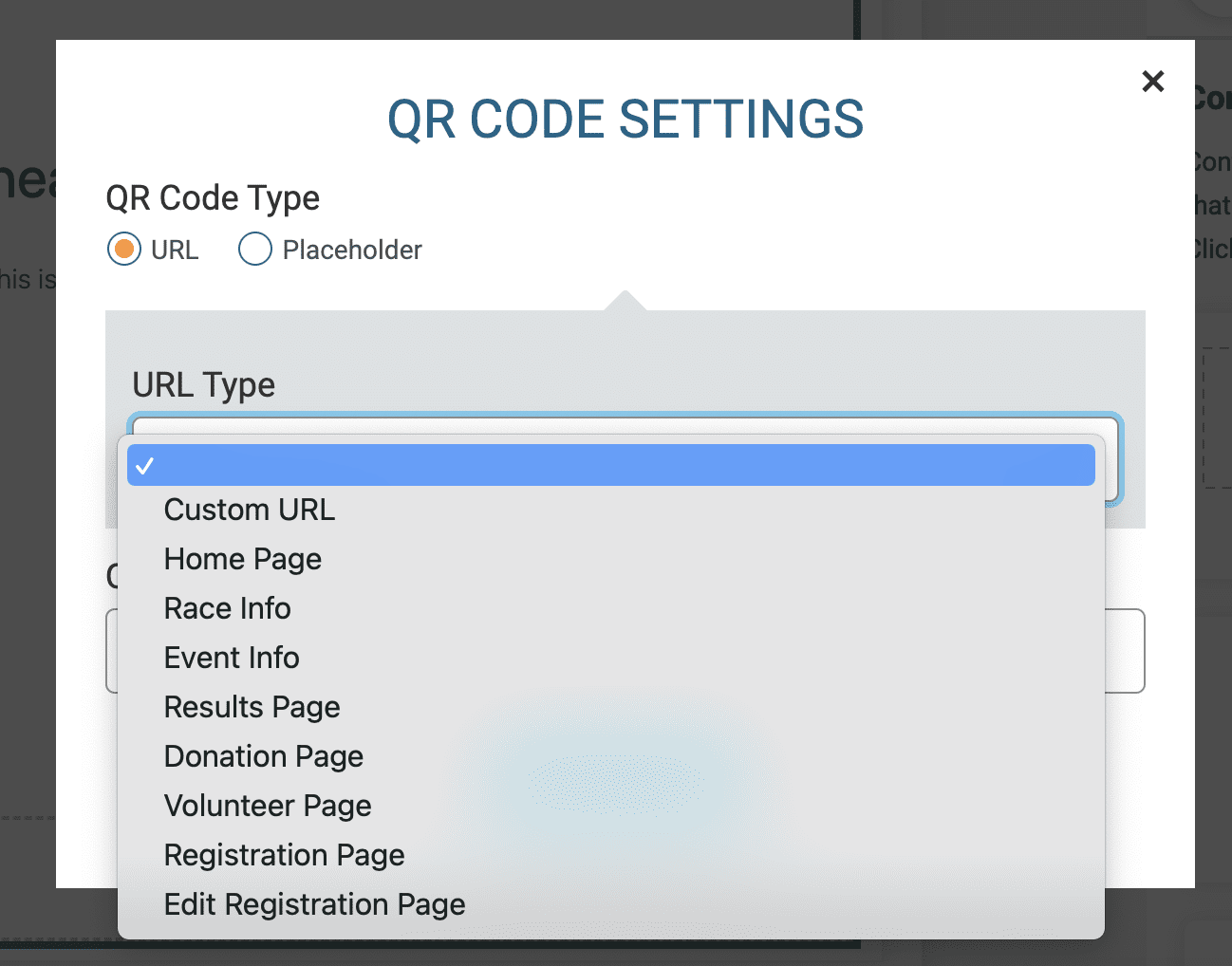 QR Code Component for Email - RunSignup