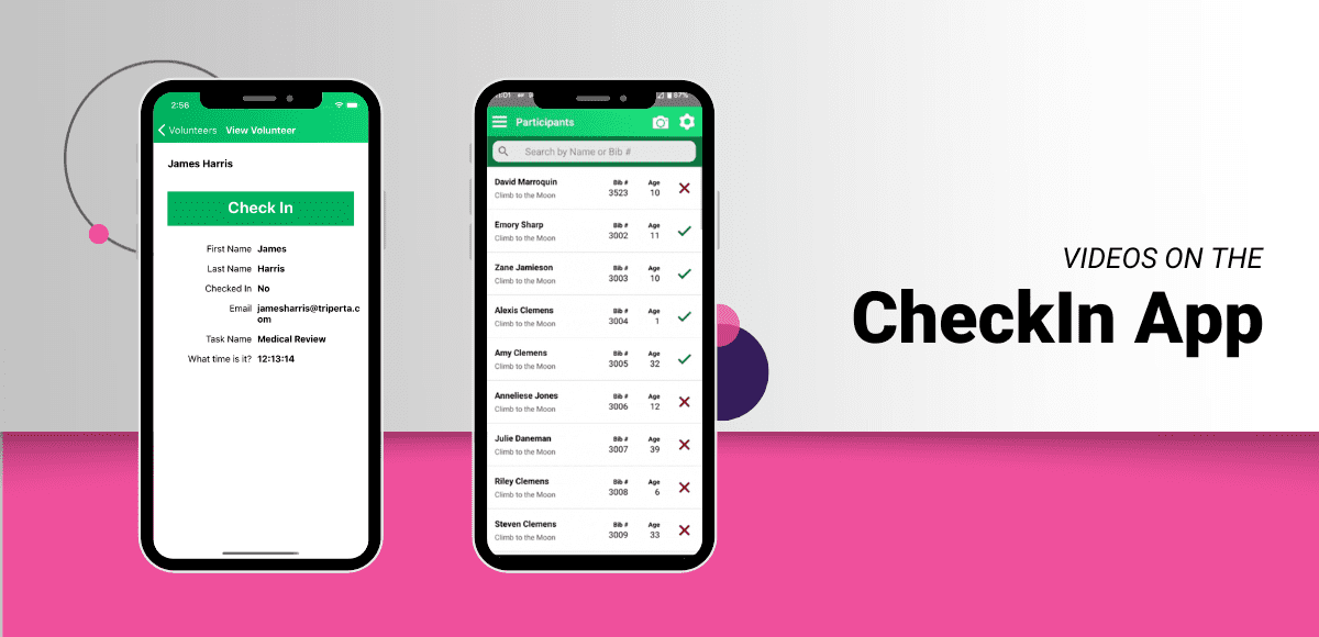 CheckIn App Video Page - RunSignup