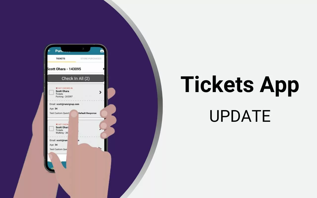Tickets App v1.1.27 is Now Available! - RunSignup