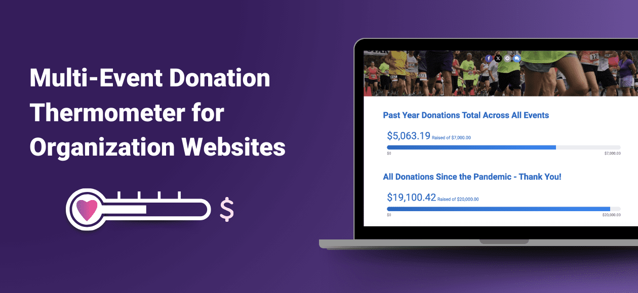 Multi-Event Donation Thermometer for Organization Websites - RunSignup