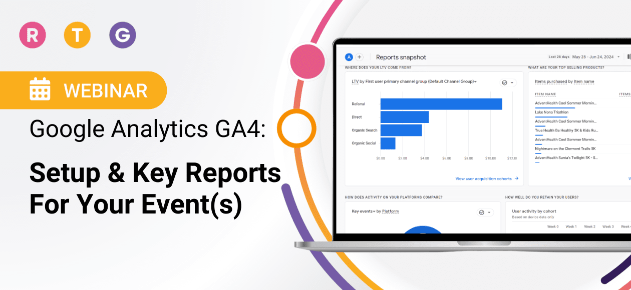 Marketing Analytics Series Part 2: Google Analytics GA4 - Setup & Key Reports for Your Event(s ...