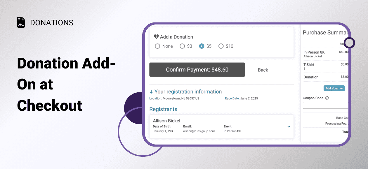 Add a Donation at Checkout - RunSignup Add a Donation at Checkout - RunSignup