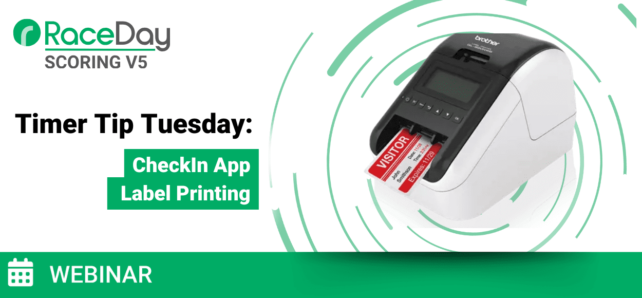 Timer Tip Tuesday: CheckIn App Label Printing - RunSignup